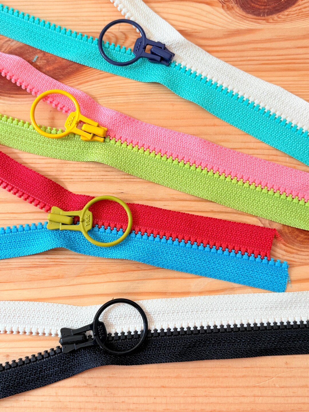Free-style Mix and Match Zippers - Fun Rainbow Zips! - Etsy