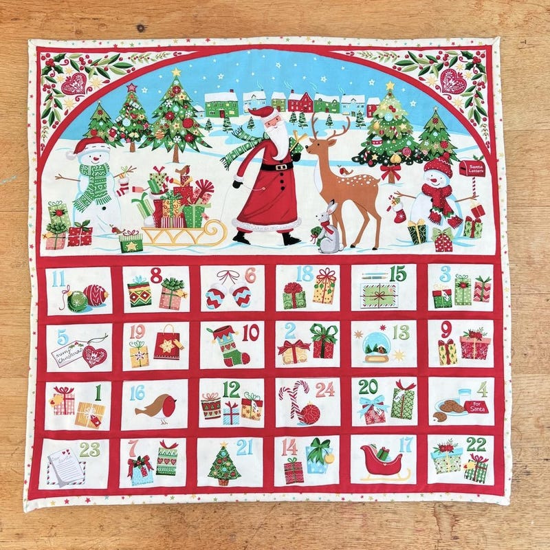 Cotton Panels Christmas - Etsy UK