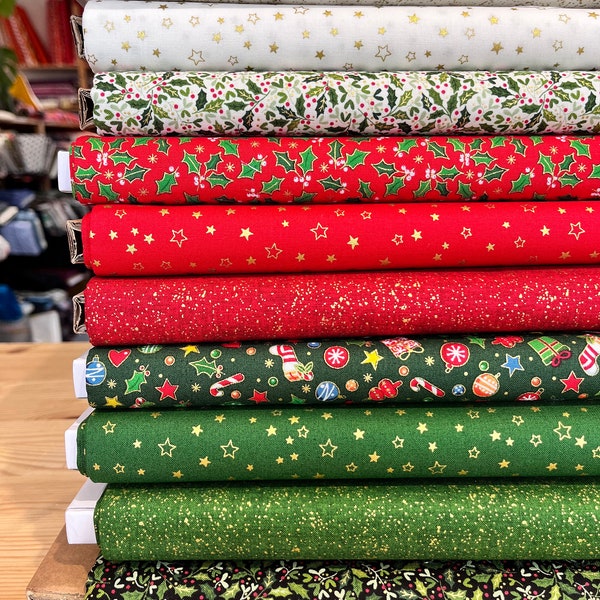 Christmas Fabric - Etsy