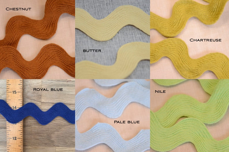 Jumbo Ric Rac - 23mm - by the Metre - All the Colours! - Etsy