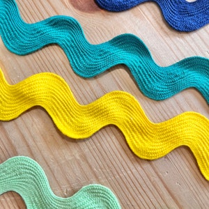 Jumbo Ric Rac - 23mm - by the Metre - All the Colours! - Etsy