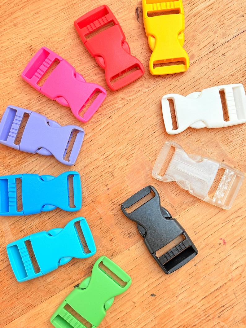 Plastic Side Release Clip Buckle Webbing Bag Strap 25mm - Colours! - Etsy