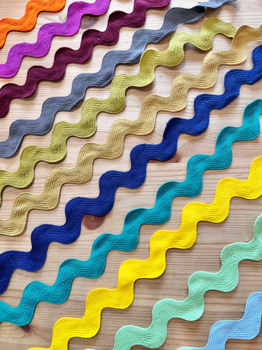 Jumbo Ric Rac - 23mm - by the Metre - All the Colours! - Etsy