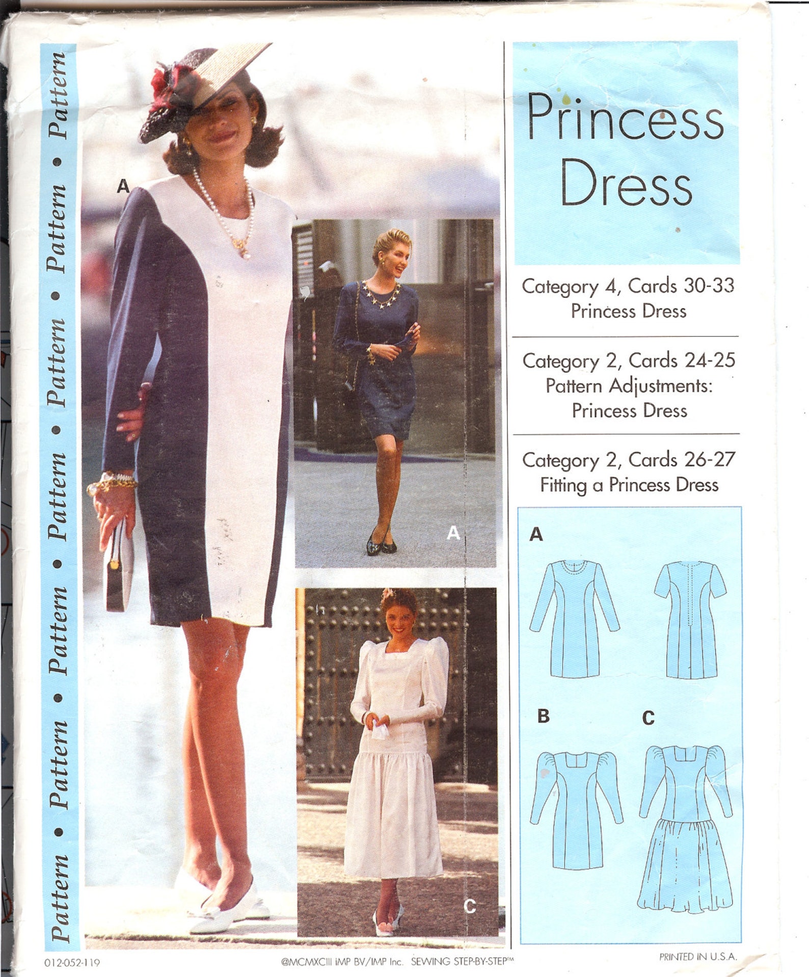 Pattern Sewing Step by Step Princess Dress ID240 - Etsy