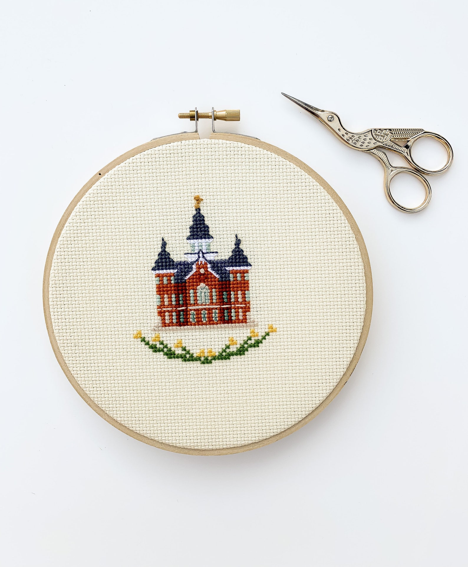 Provo City Center Temple Cross Stitch Pattern | LDS Temple Art | Modern ...
