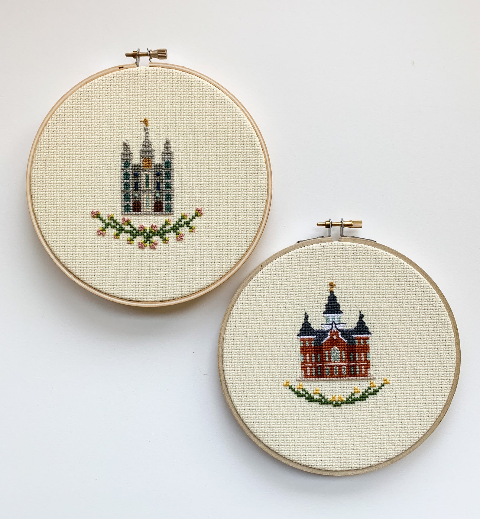 Provo City Center Temple Cross Stitch Pattern | LDS Temple Art | Modern ...