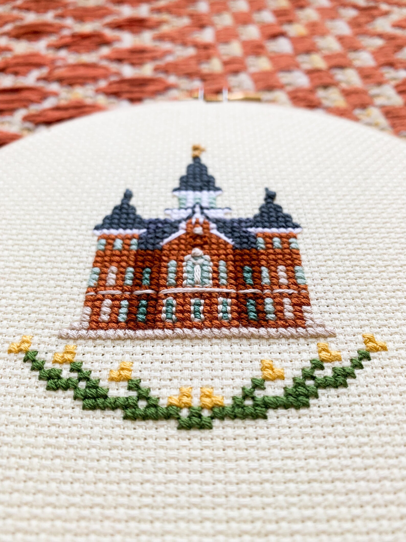 Provo City Center Temple Cross Stitch Pattern | LDS Temple Art | Modern ...