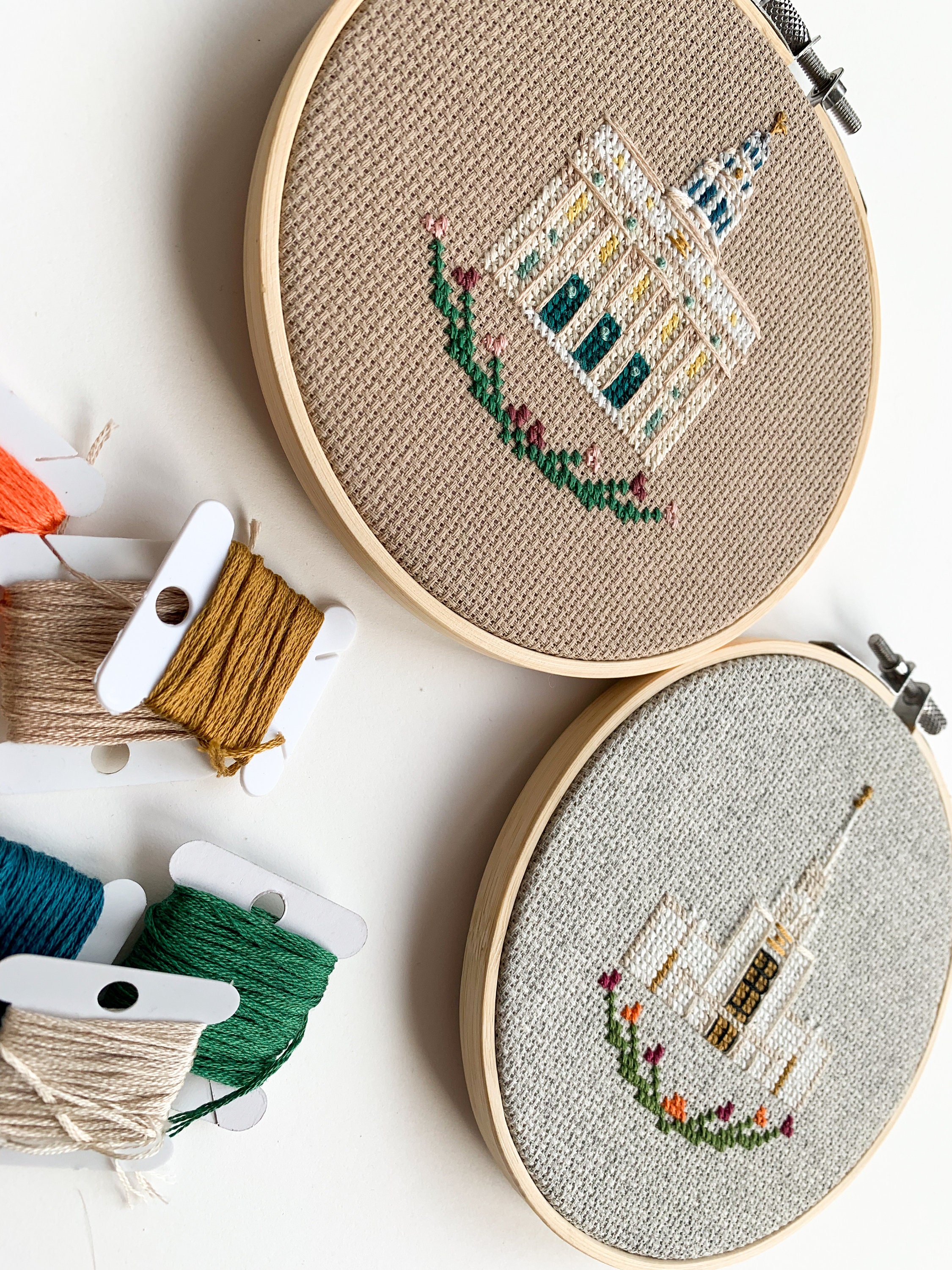 Nauvoo Illinois Temple Cross Stitch Pattern LDS Temple Art Modern Cross ...