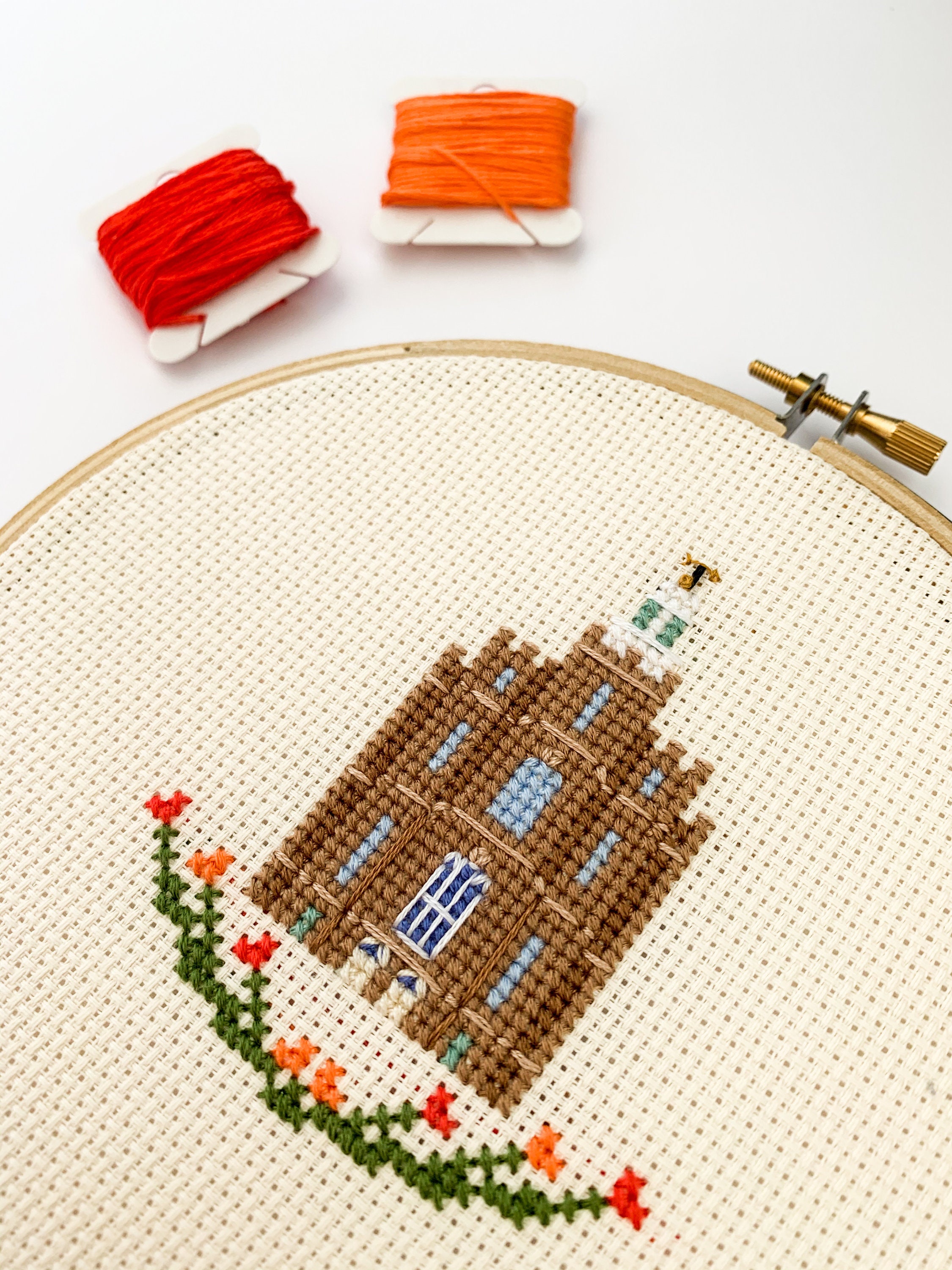 Logan Utah Temple Cross Stitch Pattern | LDS Temple Art | Modern Cross ...