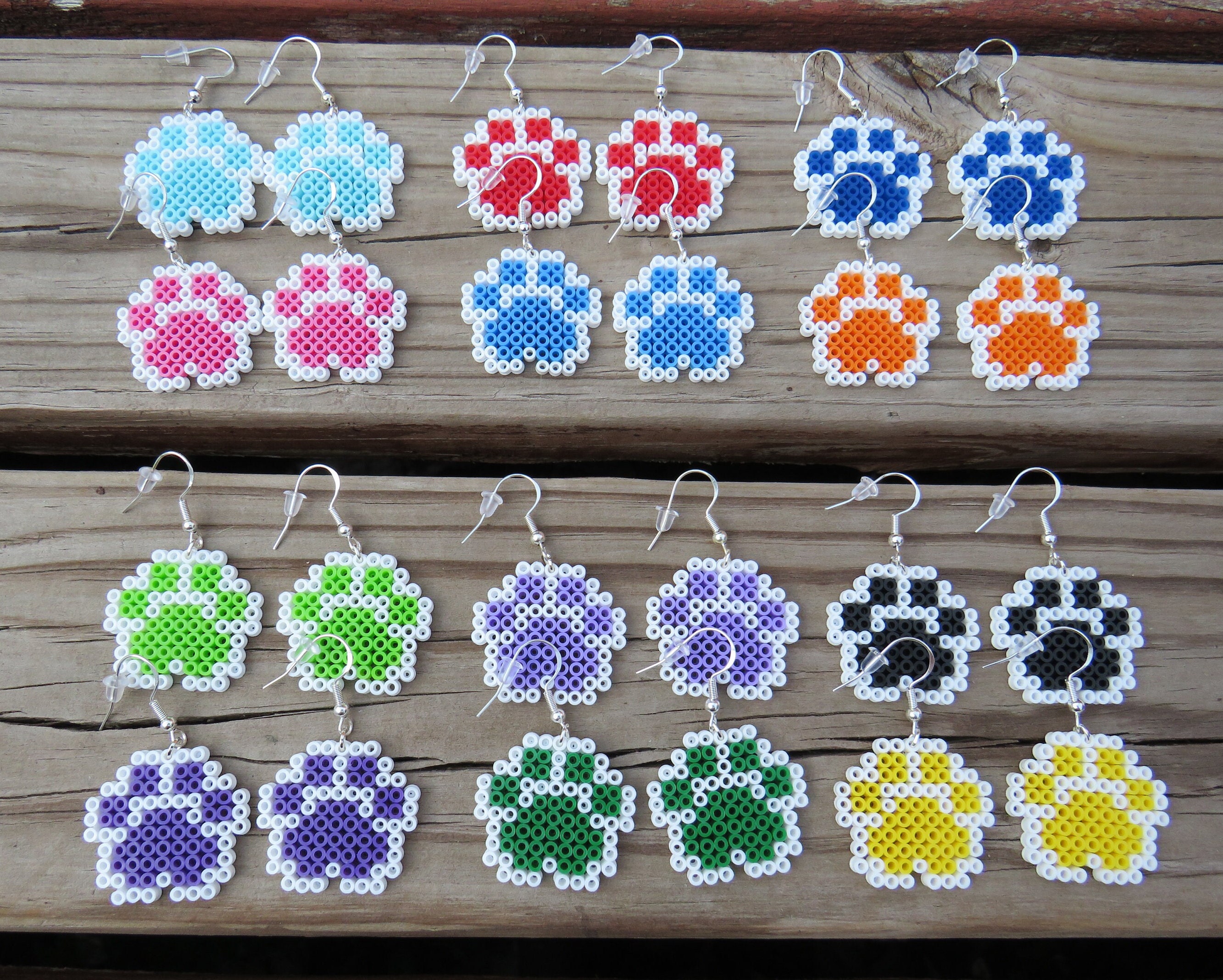 Fuse Bead Pattern Paw Print