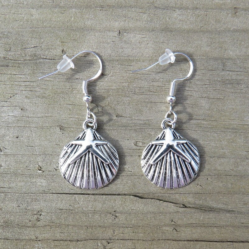 Seashell Earrings - Etsy