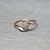 Diamond Cluster Ring / Vintage Estate 10K Gold 0.07TCW Diamond Flower ...