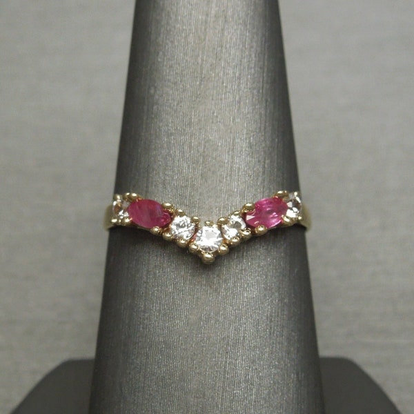 Ruby Diamond Ring Guard - Etsy