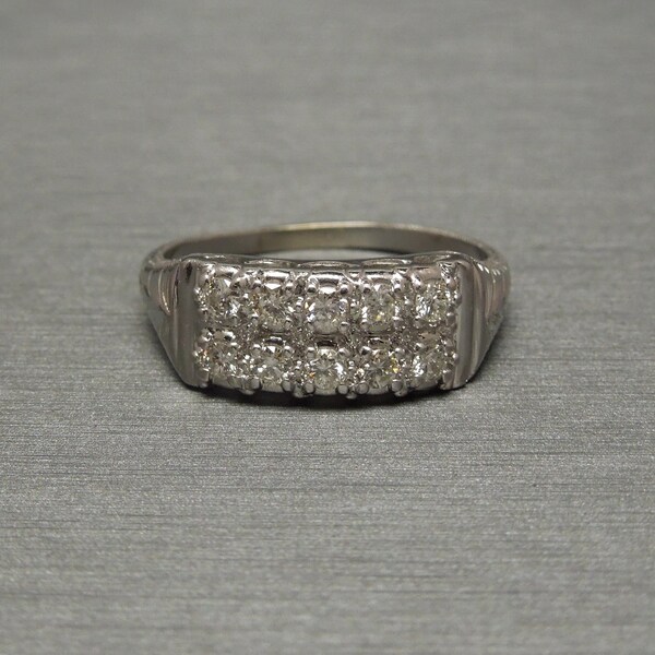 Antique Double Row Ring - Etsy