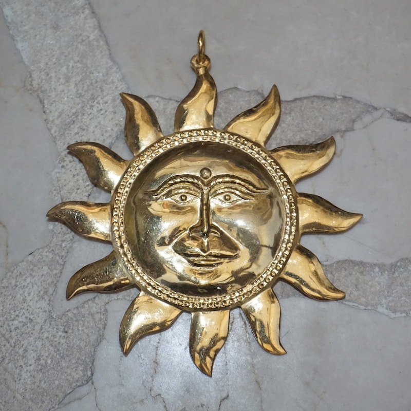 Sun Pendant - Etsy
