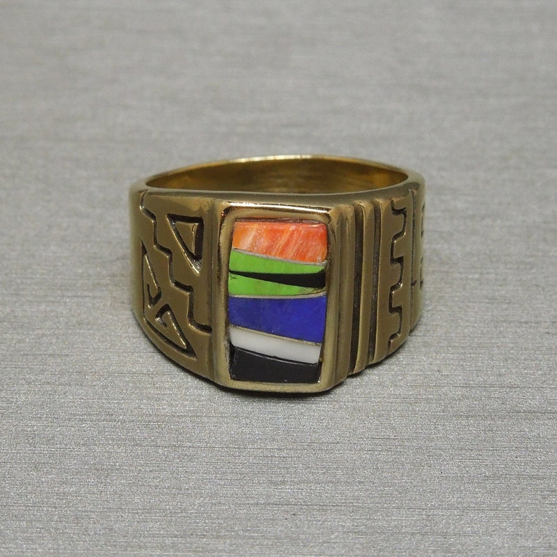 Aztec Ring - Etsy