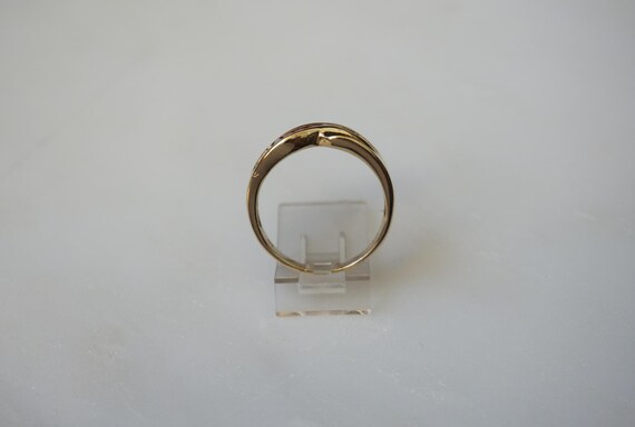 14K Channel Ruby Baguette Ring / Vintage Estate C1970… - Gem