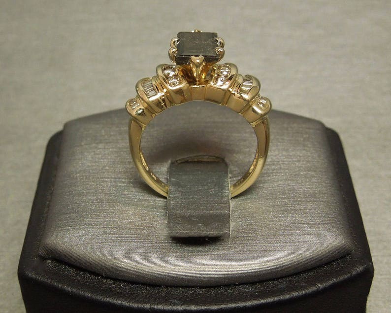 Vintage Estate 14K Gold 1.91TCW Natural Fancy Tiger / Leopard | Etsy