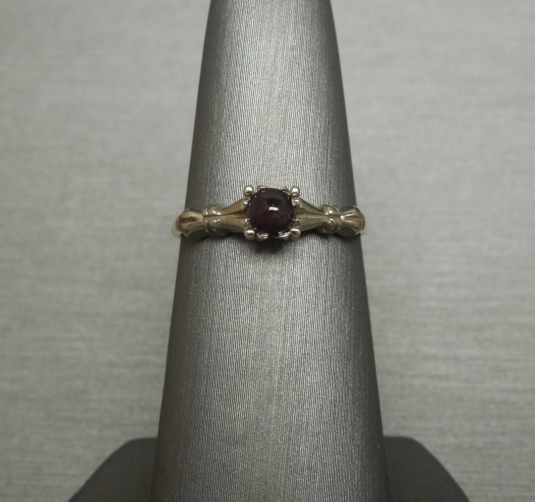 Antique Estate C1940 14K Two Tone Gold 0.31ct Natural Violet ...