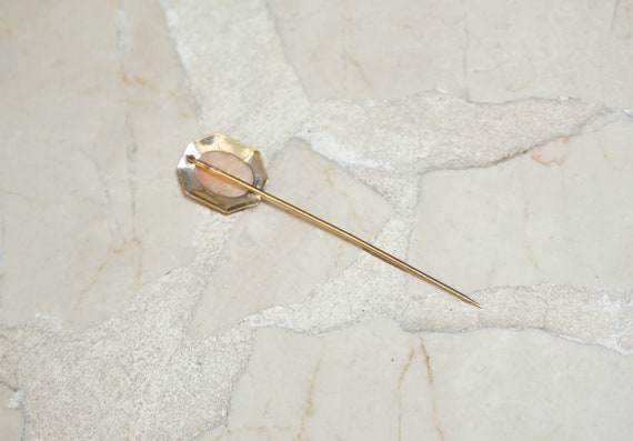 Antique Cameo Stick Pin / Victorian Estate Circa 1900… - Gem