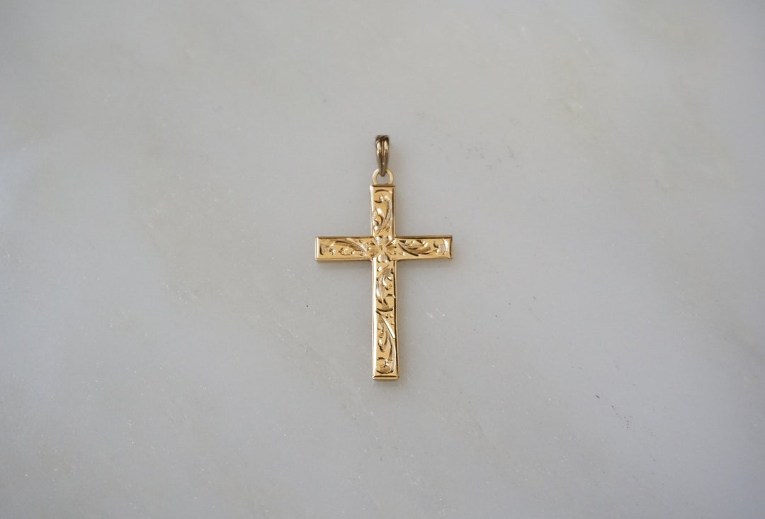 Antique Estate C1940 10K Gold Signed ESEMCO Victorian Floral Motif Hand ...