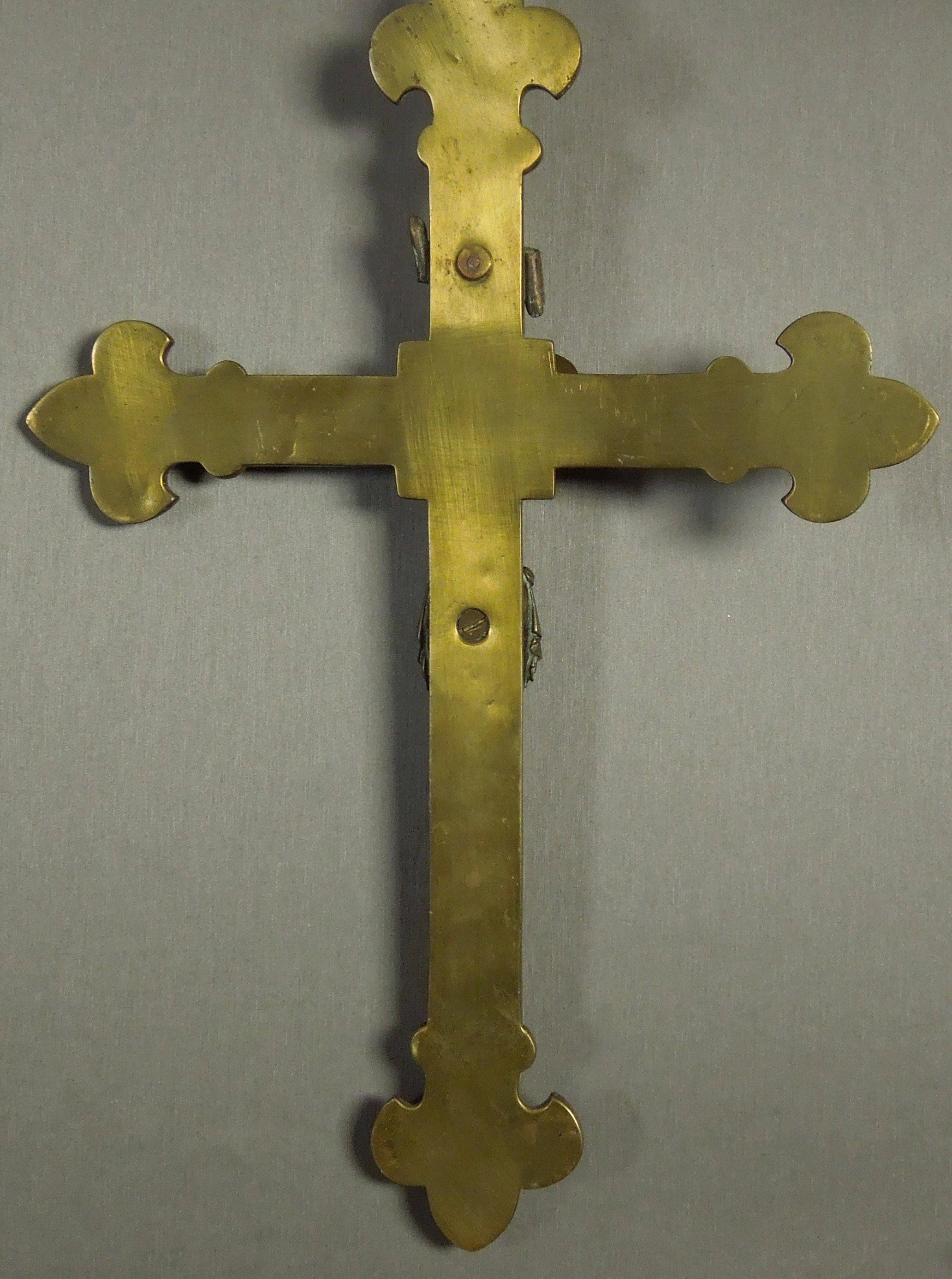 Rare Antique European Estate C1900 Bronze Jesus Crucifix Religious ...