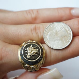 1975 Vietnam Soldier's Ring / Men's Vintage Estate C1970 1959 - 1975 ...