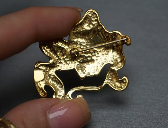 Art Nouveau Flowing Hair Lady Pin / Vintage Estate Ci… - Gem