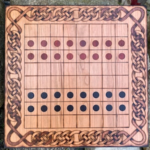 Dama Board Game: Turkish Draughts, Checkers Variant; Handcrafted Middle ...