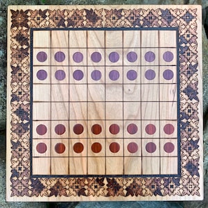 Dama Board Game: Turkish Draughts, Checkers Variant; Handcrafted Middle ...