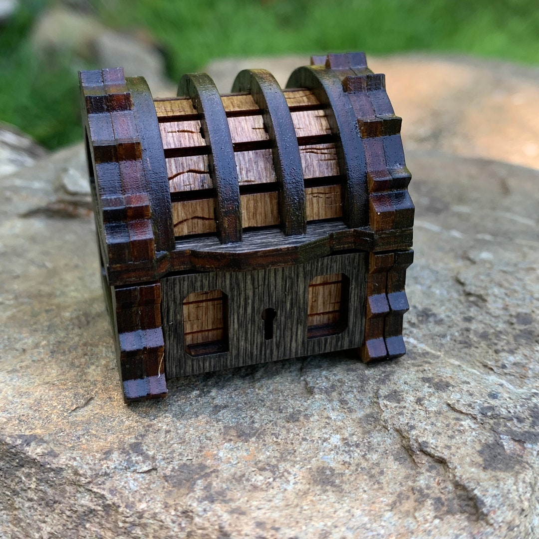 Ring Box: Micro Chest, Bad Dice Container, Treasure Chest Dice Jail ...