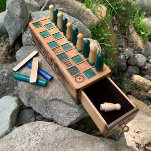 Senet Game: Decorative Drawer-type Box Game, Artistic Replica of ...