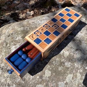 Senet Game: Decorative Drawer-type Box Game, Artistic Replica of ...