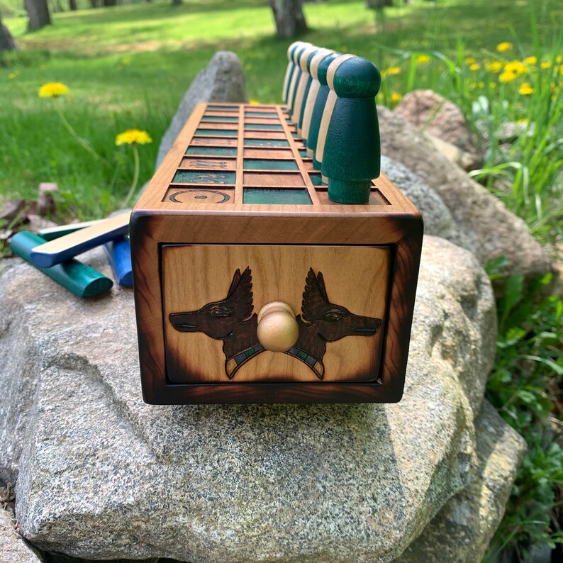 Senet Game: Decorative Drawer-type Box Game Artistic Replica - Etsy