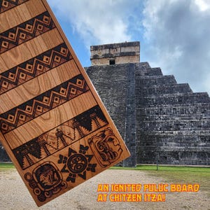Puluc Board Game: Strategy Capture Game W/ Pre-columbian Mesoamerican Origins, Wooden Game, Wood ...