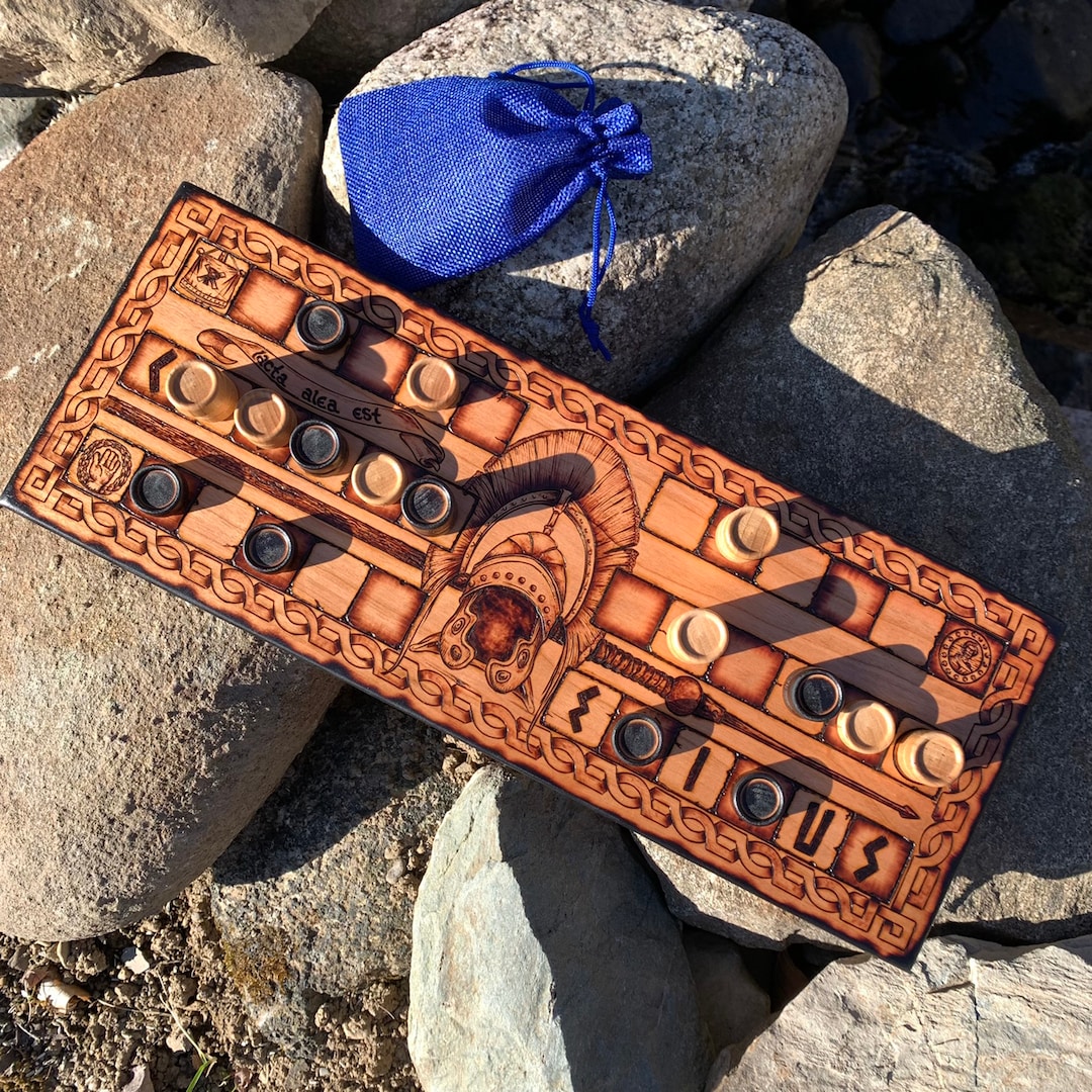 Ludus Duodecim Scriptorum Game: Ancient Roman Racing Game for 2 Players ...