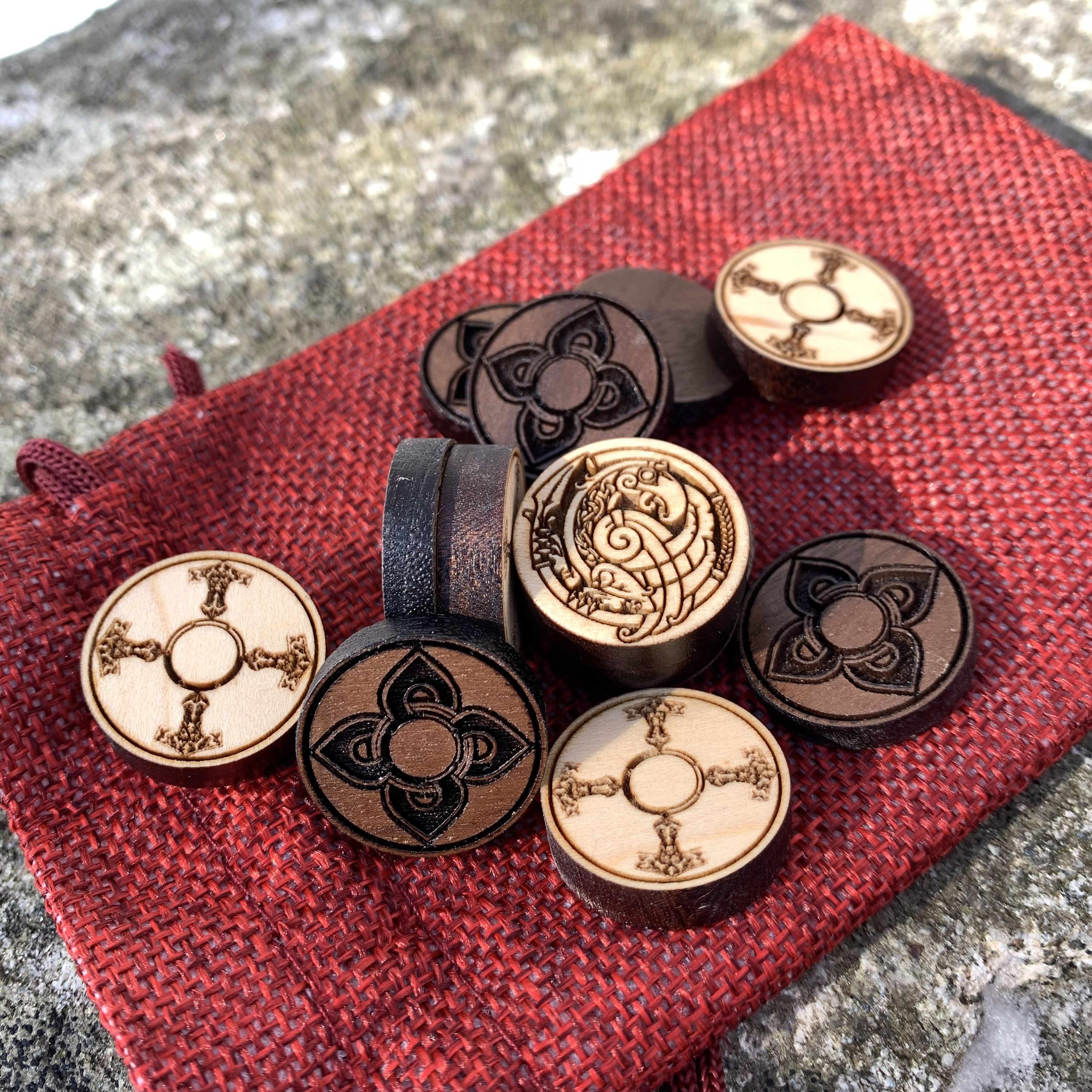 Laser-engraved Game Pieces: Upgrade Item for Full-size | Etsy