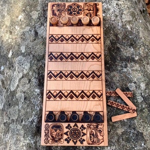 Puluc Board Game: Strategy Capture Game W/ Pre-columbian Mesoamerican Origins, Wooden Game, Wood ...