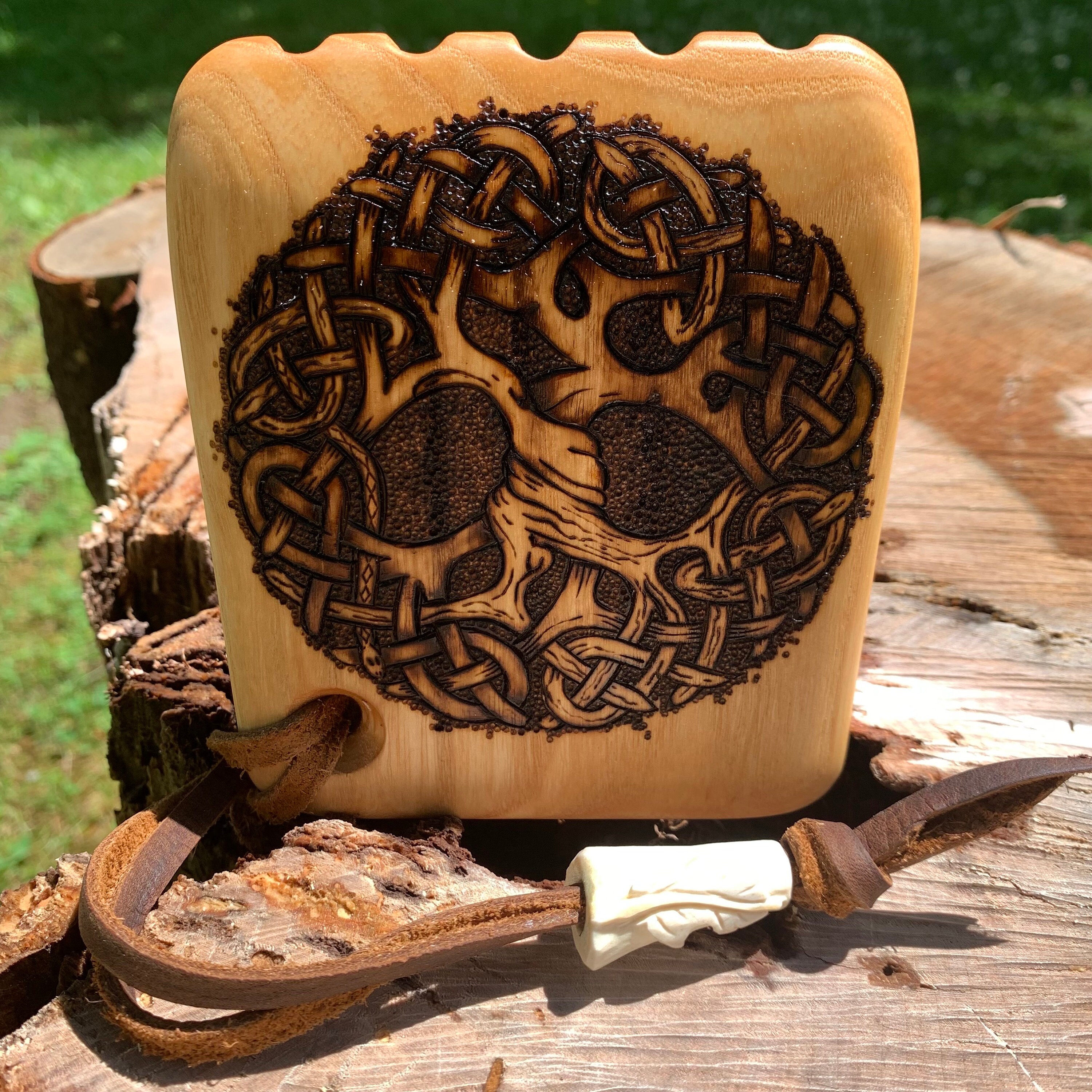 Jorvik Pipes: Historical Viking Pan Flute Instrument, Wooden Syrinx ...