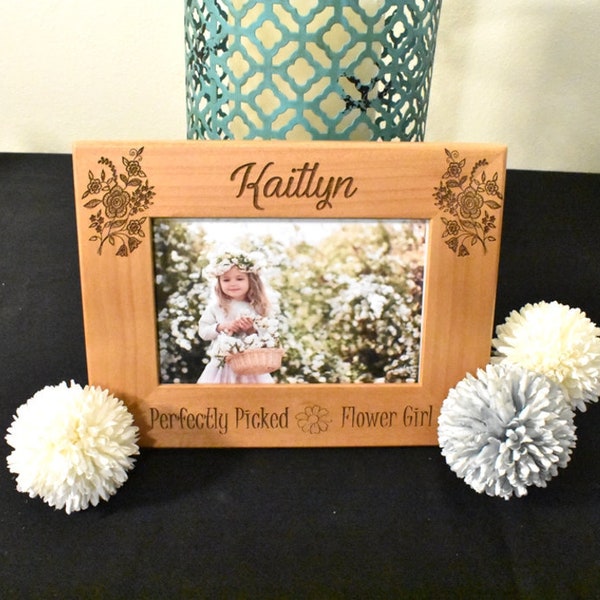 Flower Girl Proposal Picture Frame - Etsy