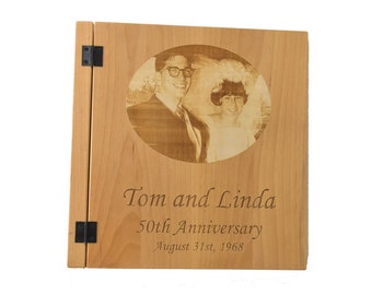 Custom Engraved Memorial Picture Photo Book Personalized 3 | Etsy