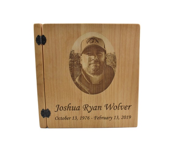 Custom Engraved Memorial Picture Photo Book Personalized 3 - Etsy