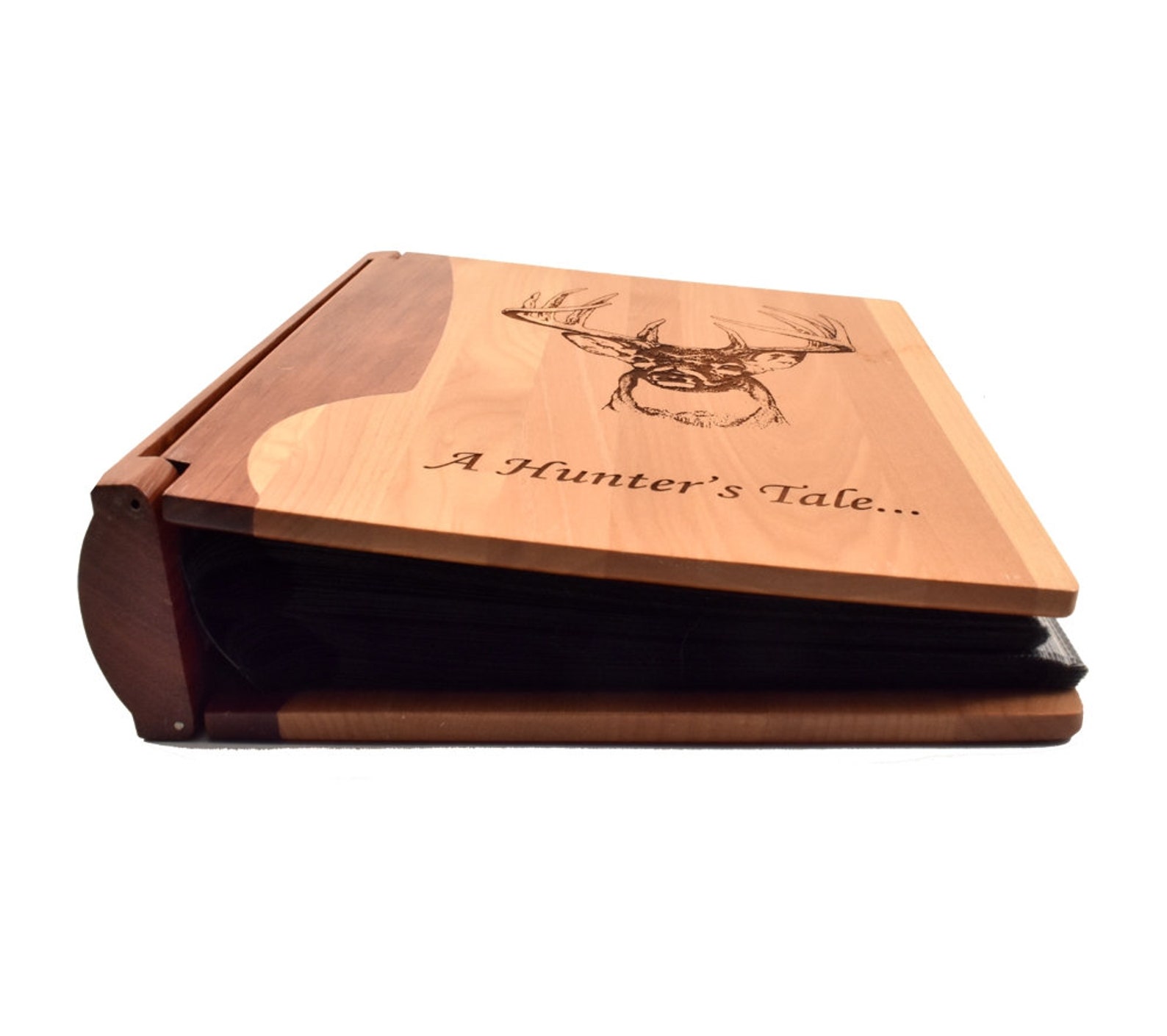 Custom Engraved Rustic Hunting Photo Album Hunters Tale | Etsy