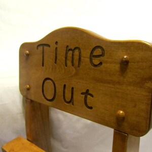 Time Out Custom Engraved Children's Chair - Etsy