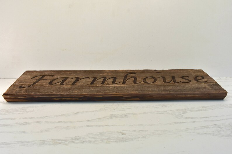 Farmhouse Barnwood Sign - Etsy