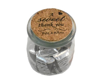 Unique Small Glass Jars With Cork Lids Wedding Favors for | Etsy