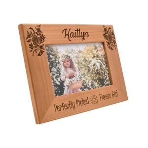 Personalized Picture Frame Wedding- Flower Girl Gift Proposal Custom ...