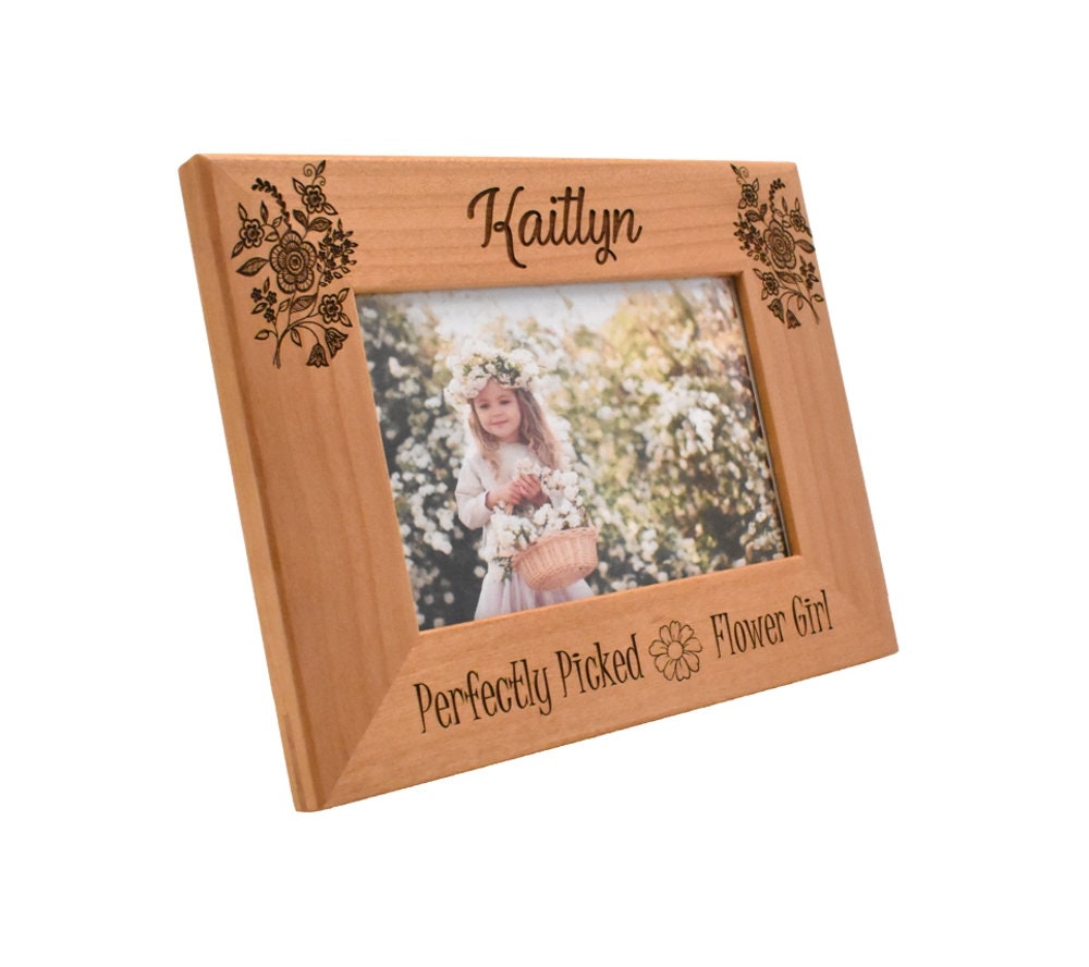Personalized Picture Frame Wedding Flower Girl Gift Proposal | Etsy