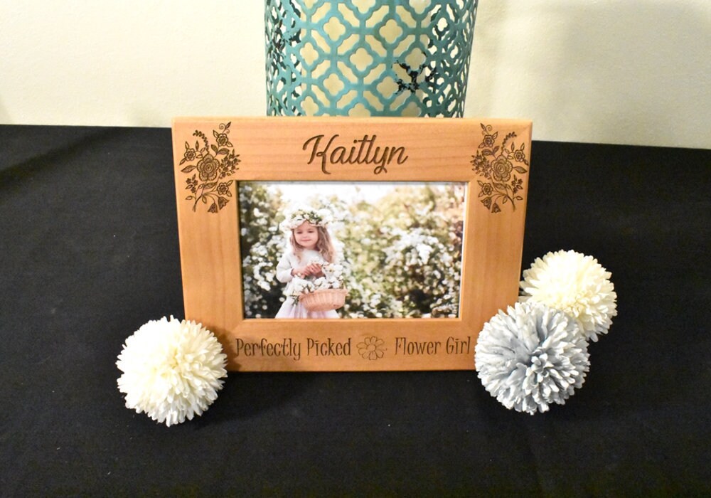 Personalized Picture Frame Wedding Flower Girl Gift Proposal | Etsy