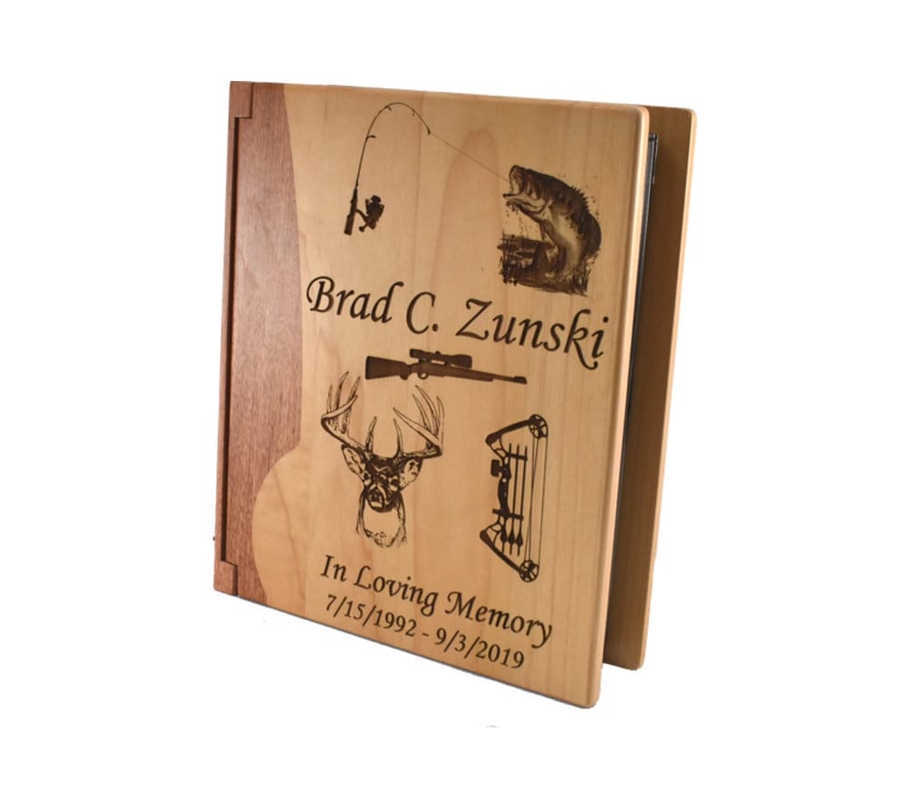 Custom Engraved Memorial Photo Album Large Personalized Photo - Etsy